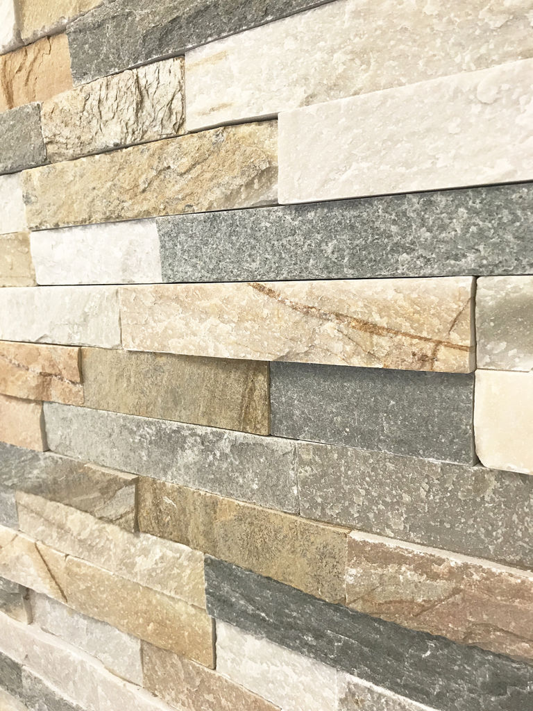 Obklad STONE kvarcit béžový GJ001 QUARZIT YELLOW MIXED BEIGE 15 x 55 x ...